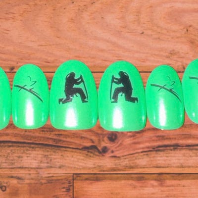 Nail Decals, Firefighter Decals, Fire Truck, Water Transfer Nail Decals ...