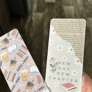 Bookish Bookmarks Colorful Retro Bookmark Handmade Bookmarks Laminated ...