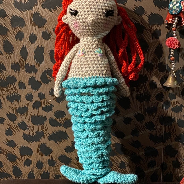 Ariel Mermaid Crochet Pattern, PDF PATTERN by Bbadorables - Etsy