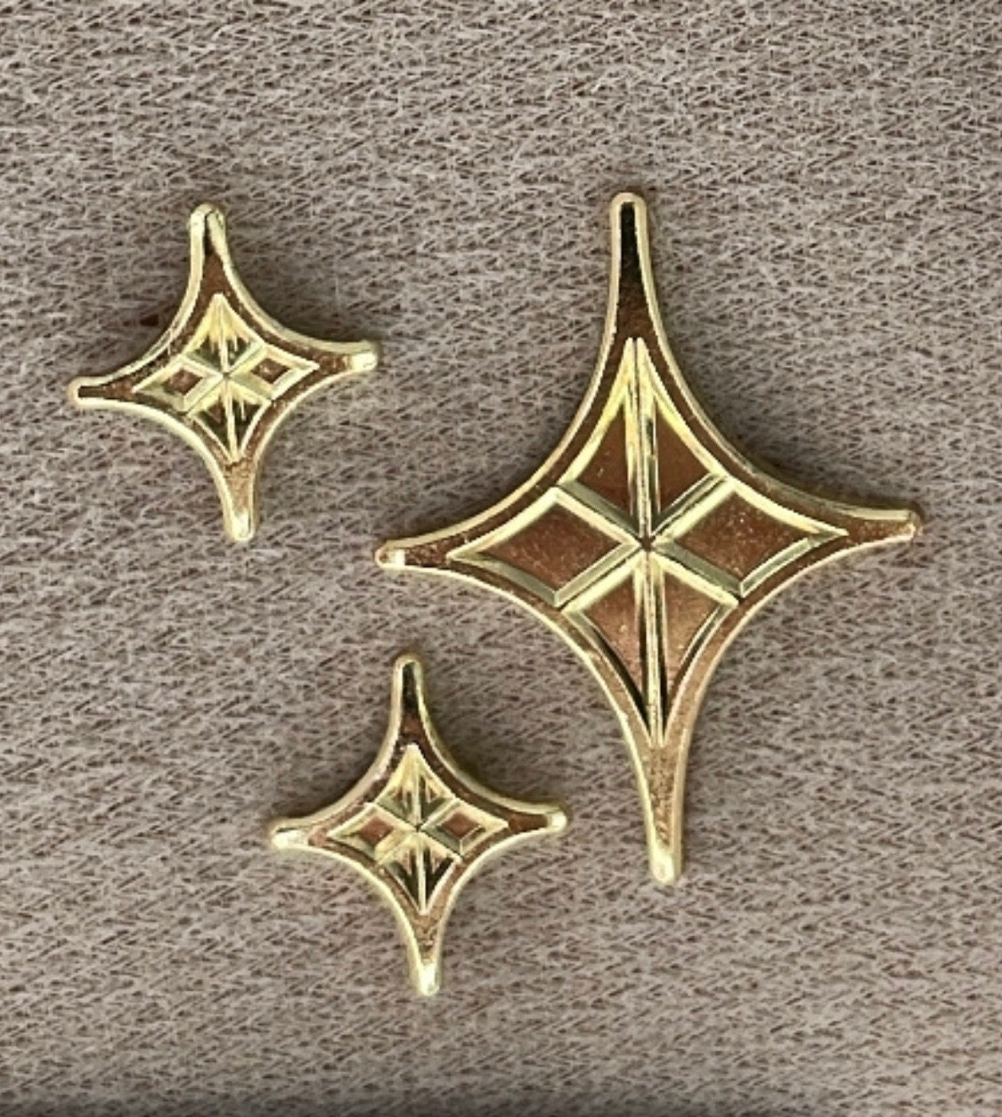 The Gold-Plated Sparkle Pin
