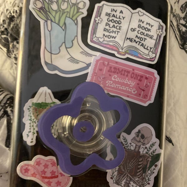 Strawberry Cowboy Boots Sticker, Cowboy Romance Book Stickers, Book ...