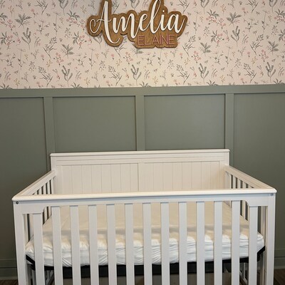 Personalized 3D Nursery Baby Name Sign Custom Wood Name Plaque ...