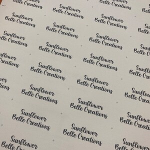 Fabric Cotton Label 32 or 12 Flat Labels Iron On Sew On - Etsy