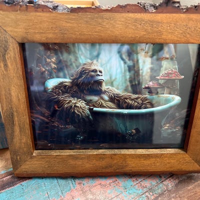 Siren Reading a Book Fine Art Print Surreal Fantasy Wall Decor, Moody ...