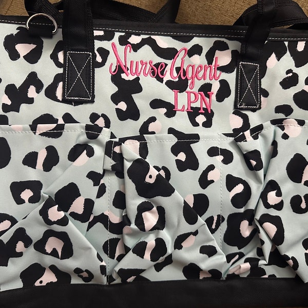 Nurse Tote With Monogram, Doctor Tote With Monogram, Nurse Bag ...