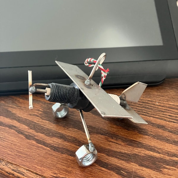 Spark Plug Metal Airplane Handmade WW1 WW2 - Etsy