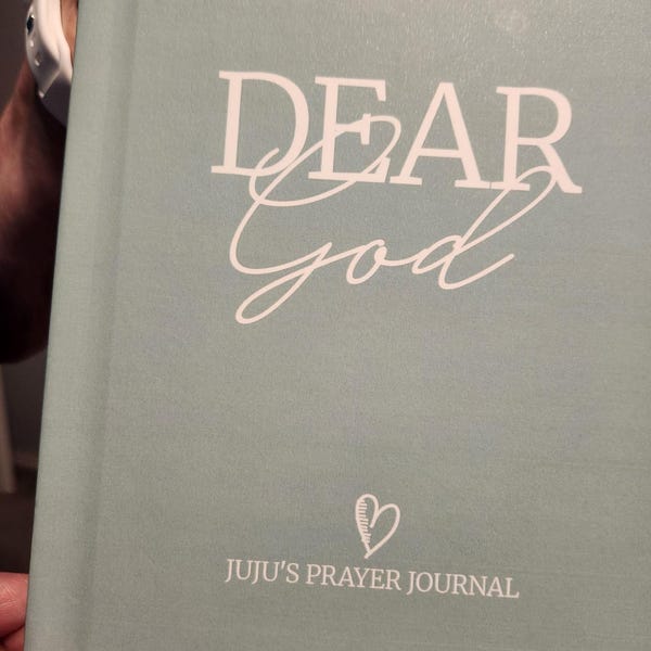 Hardcover Journal - Dear God Prayer Journal, Personalized Prayers ...