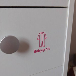 Kids Wardrobe Clothing Organisation Labels, Childrens Bedroom, Storage ...