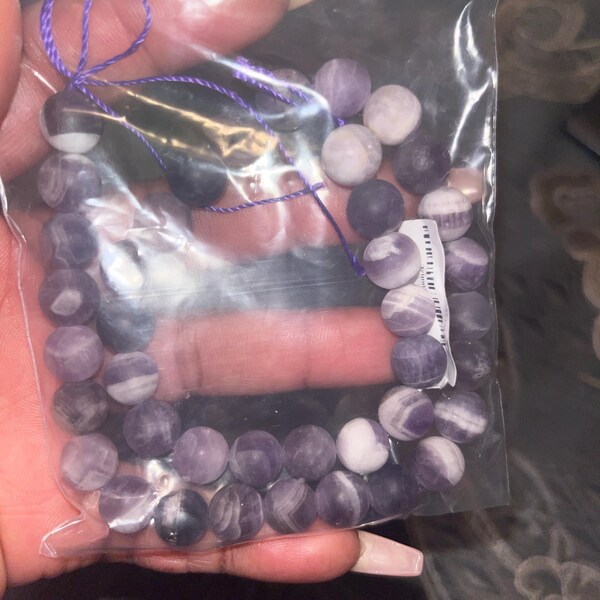 Natural Matte Amethyst Beads Grade AAA Round, 4mm, 6mm, 8mm, 10mm, 12mm ...