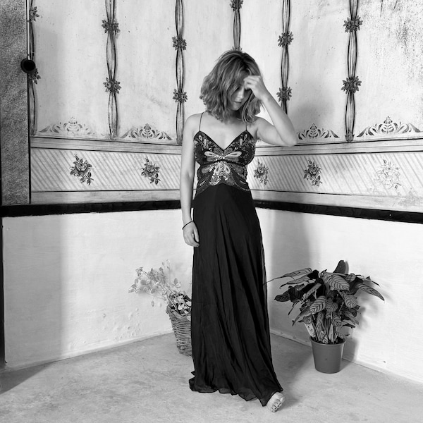 Vintage Pink Transparent Dress Vintage Pink Halter Neck Prom Dress - Etsy