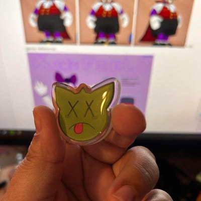 Toontown Corporate Clash Sad Laff Meter Acrylic Pins 1.5 Inches - Etsy