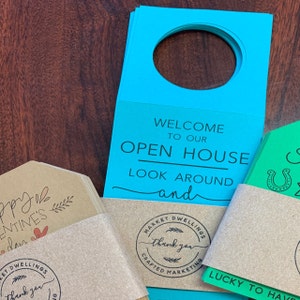 Bottle Hang Tags for Open Houses & Real Estate Agents Real Estate Agent ...