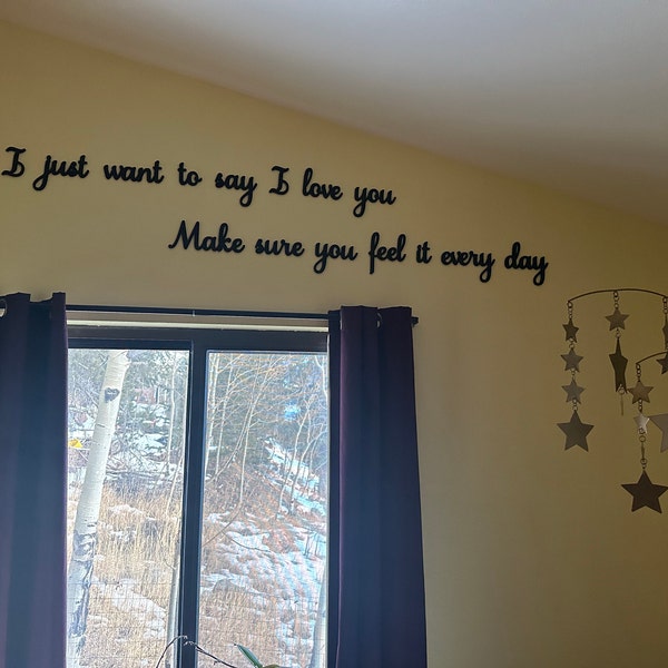 Custom Words for Wall, Wood Words, Custom Word Signs, Wooden Word ...