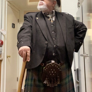 Scottish Men's Handmade Great Kilt 16th Century Highland Vintage Kilt Tartan Great Kilt ...