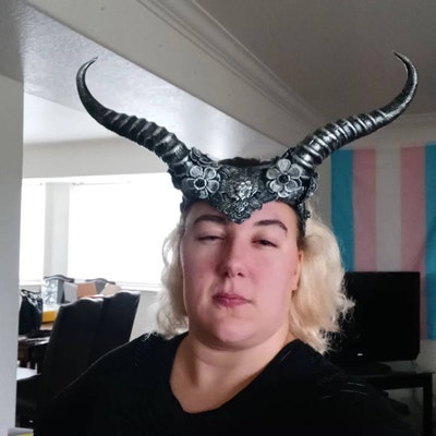 Horns Headpiece Ram Horns Mask Maleficent Horns Headpiece - Etsy
