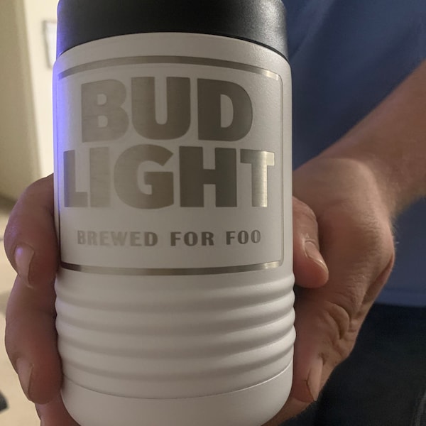 Bud Light - Custom Can Cooler - Best Dad or Mom Ever - Bud Light Can ...
