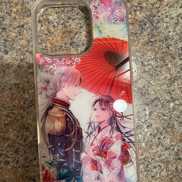 Japanese Comic Anime Manga Phone Case for iPhone 16 Promax iPhone 15 ...