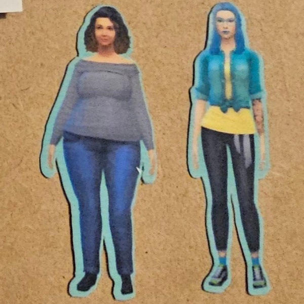 Sims 2 Retro Gamer Sticker, Sims 4, Sims 2, the Sims, Plumbob, Gift for ...