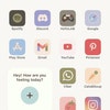 Aesthetic Study and Productivity App Icon Pack 100 Cute Hand Drawn ...