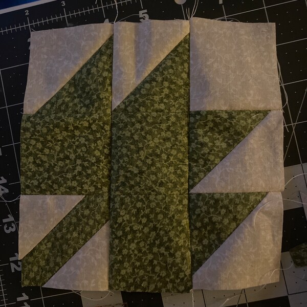 Tangled Star Quilt Block Pattern Digital Download Modern Patchwork Instant Download FPP Easy ...