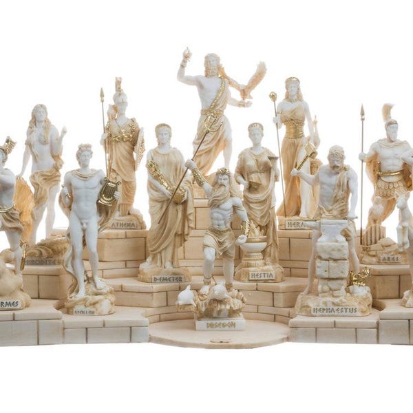 Guardian Angel With Girl Figurine Alabaster Statue Handmade Sculpture ...