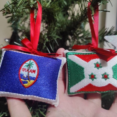 Guam Guamanian Flag Christmas Ornament Gift Topper Stocking - Etsy
