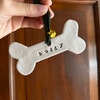 Personalised Dog Bone Clay Tree Decoration, Pet Christmas Decoration ...