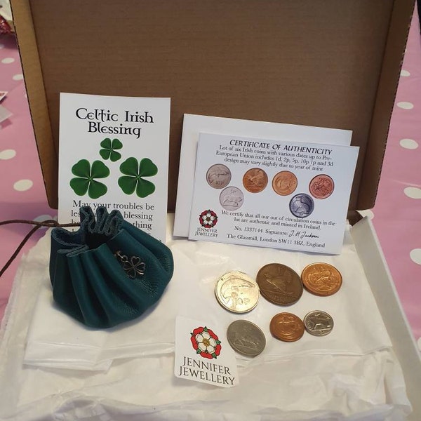 Irish Celtic Lucky Bride Lucky 6d Sixpence for Her Shoe Something Old Something New Something ...