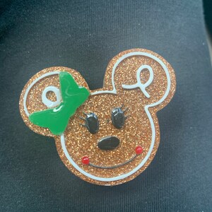 Mickey and Minnie Gingerbread Inspired Straw Topper - Etsy
