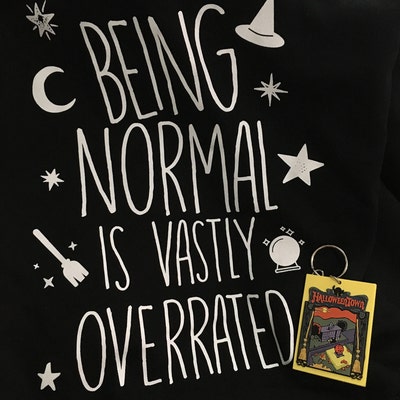 Being Normal is Vastly Overrated Pullover Hoodie - Etsy