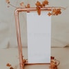 COPPER TABLE NUMBER Stand/display s-frame Tall - Etsy
