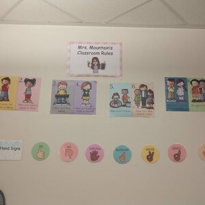 Multicultural Hand Signal Posters | Pastel Rainbow | Classroom ...