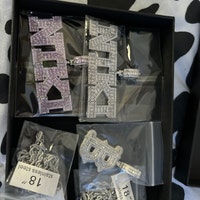 Icy Custom Baguette Nameplate Necklace Jewelry,personalized Name ...