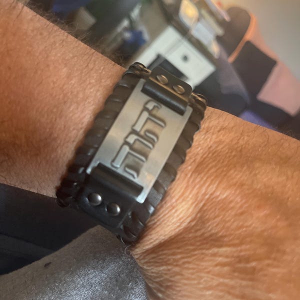 YHWH Bracelet, Pictograph Hebrew Behold Nail Behold Hand COTTON ...