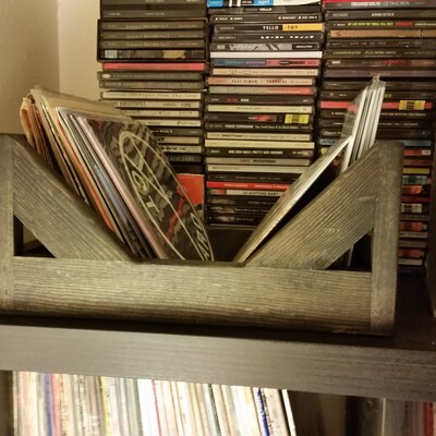 7-inch Record Storage Crate - Etsy UK