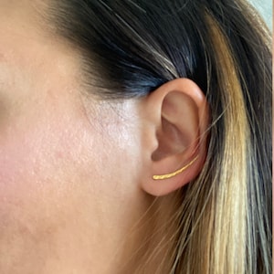 Sterling Silver Ear Climber Earrings Ear Climbers Silver | Etsy