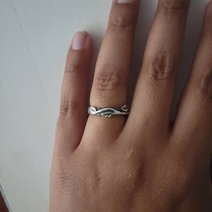 Infinity Silver Bold Wedding Band 10mm Wide Infinity Wedding | Etsy