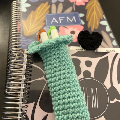 A5 Side-loading Crochet Planner Pouch - Etsy