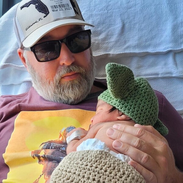 Baby Green Alien Hat and Diaper Cover, Crochet Newborn Hat, Newborn ...