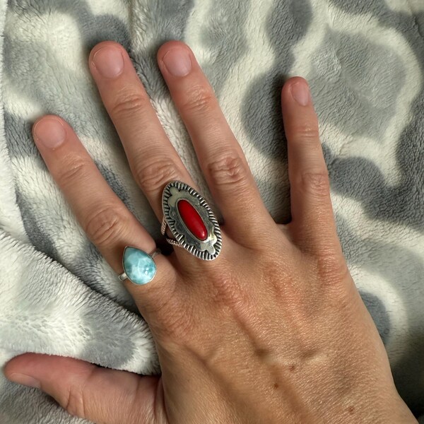 Picasso Imperial Jasper Ring, 925 Sterling Silver Ring, Statement Ring ...