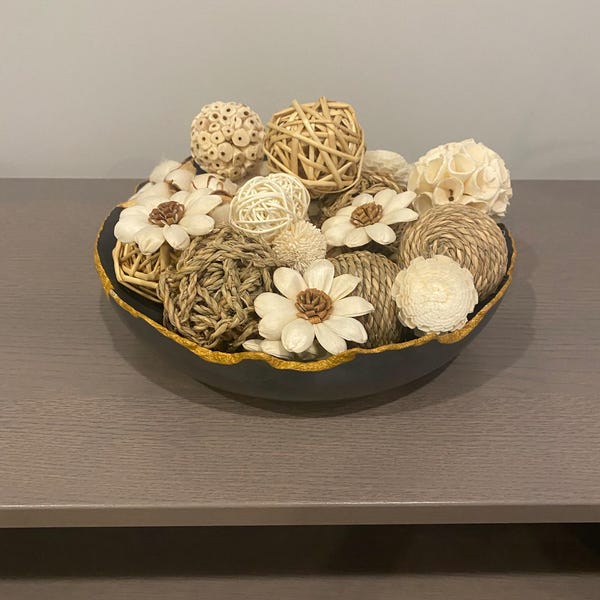 Large Concrete Bowl, Cool Bowl Centerpiece, Bowl for Keys, Key Holder ...
