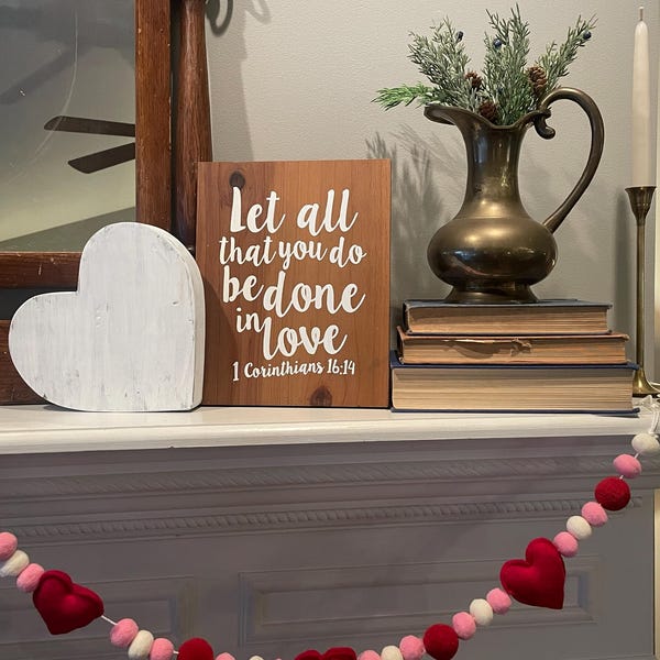 White Distressed Heart, Wooden Heart, Heart Decor, Valentine’s Decor - Etsy