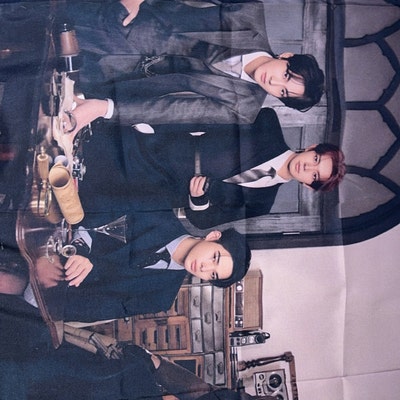 Enhypen Jake Stunning Black Hair Flag Banner, Enhypen Jake American ...