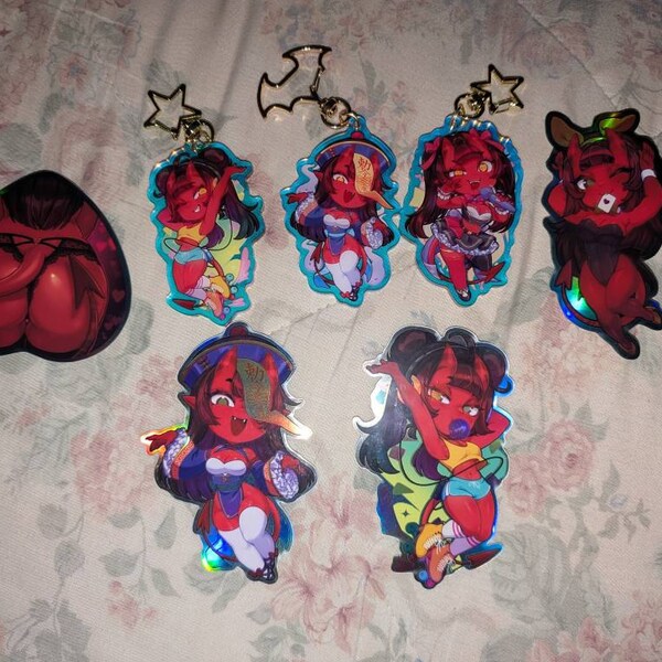 Meru the Succubus | 3-4 Inch Stickers - Etsy