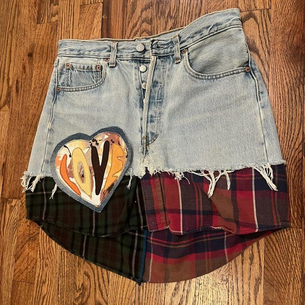 Denim Legs Scrap Bundle , Denim DIY Project Fabric , Slow Stitching ...