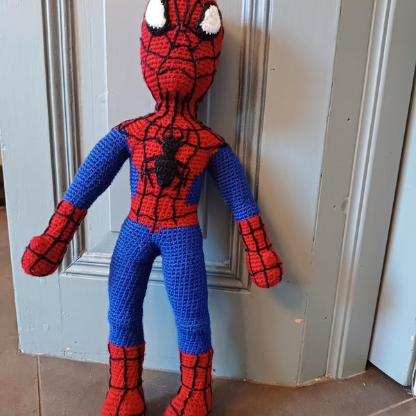 Hero's Man Pattern 15 Inches (38 Cm) Crochet Amigurumi Pattern Children ...