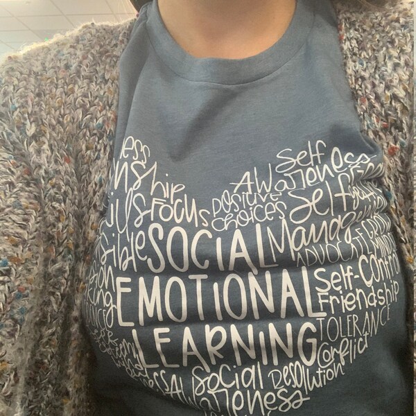 Social Emotional Learning Heart Shirt / Counselor Shirt / Teacher ...