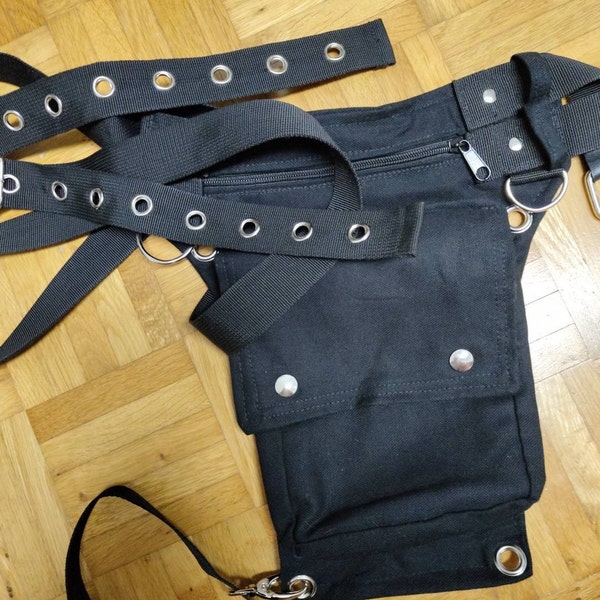 Utility Belt With REMOVABLE Leg Strap on the Thigh, and Belt Buckle ...