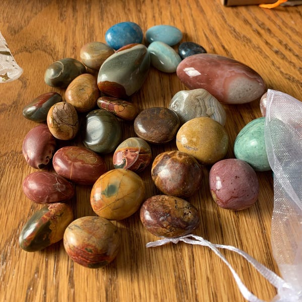 Birds Eye Jasper Rhyolite Crystal - Tumbled Stone Polished Gemstone ...