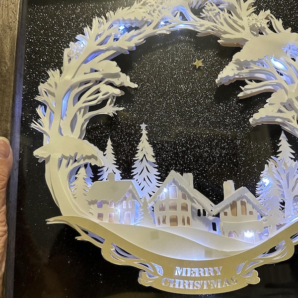 Fall Landscape Shadow Box SVG Bundle, Autumn 3D SVG Shadowbox 3 ...